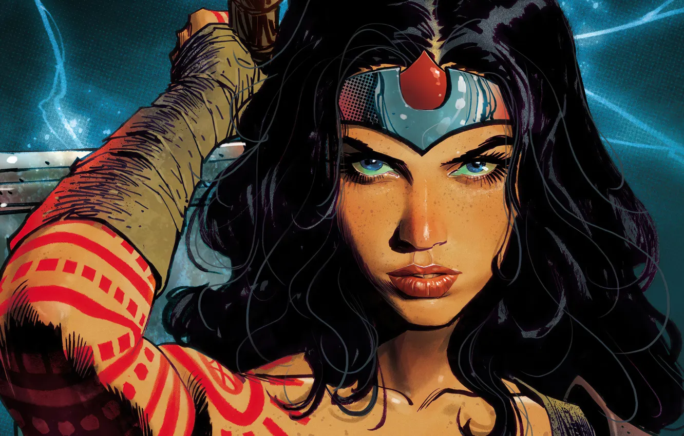 Wallpaper Wonder Woman, look for mobile and desktop, section ии арт ...