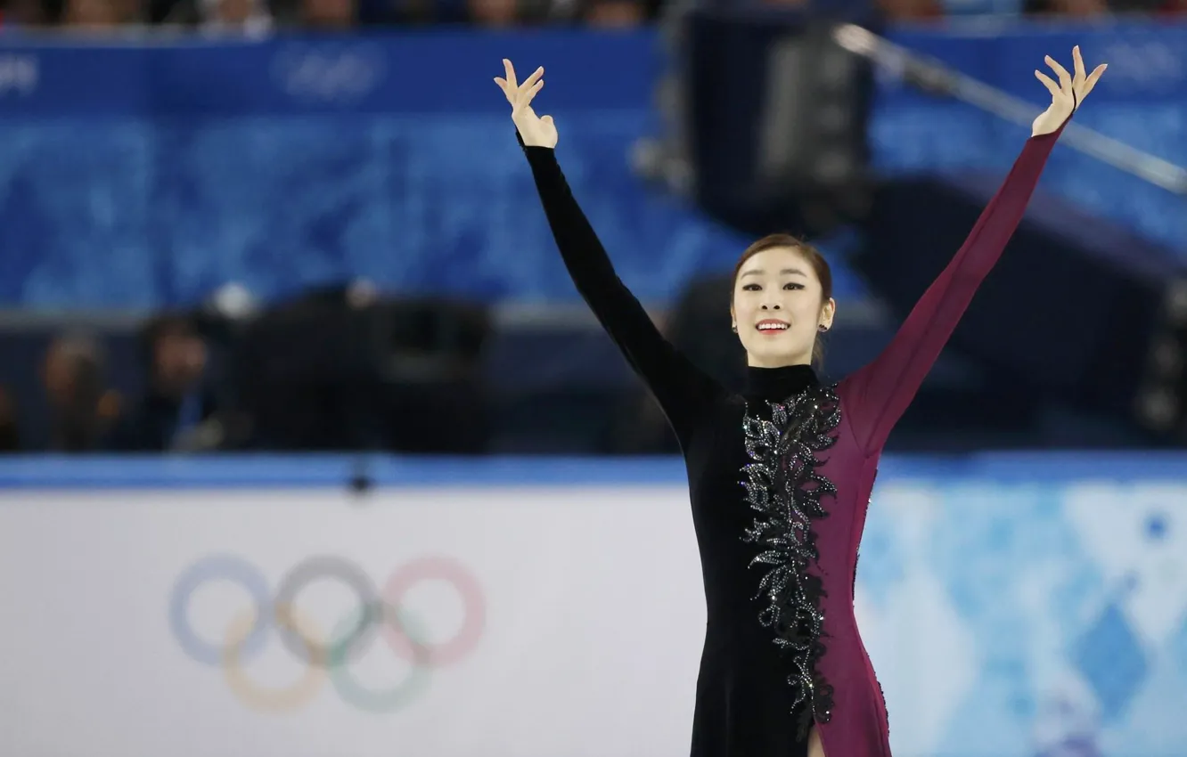 Wallpaper girl, figure, nice, Yuna, Kim, Skating, Corea, Olimpic for ...