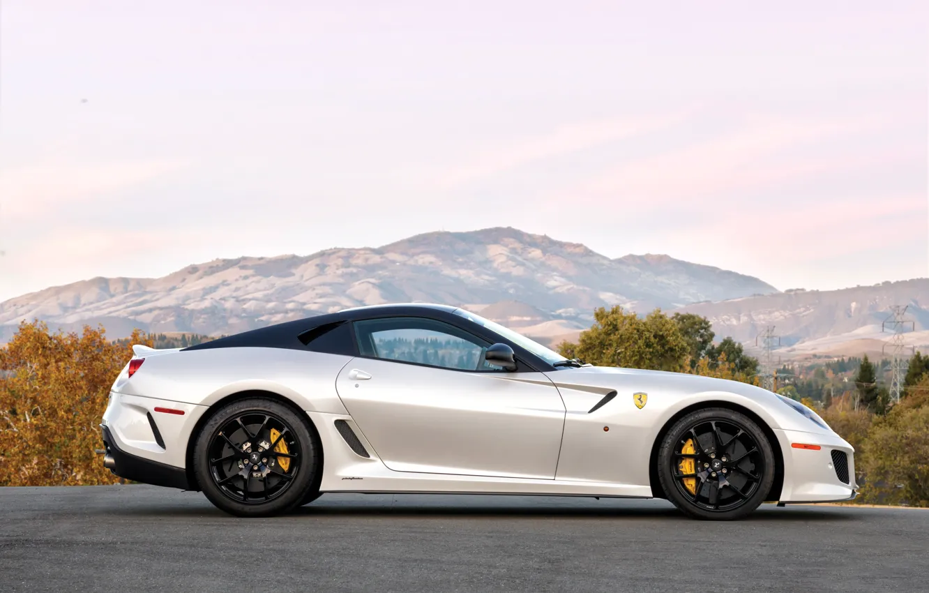 Wallpaper car, Ferrari, 599, Italian, Ferrari 599 GTO, side view images ...
