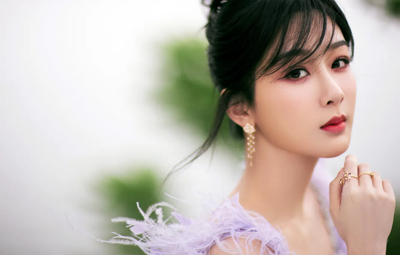 Wallpaper actress, brunette, Asian, beautiful girl, Chinese actress ...