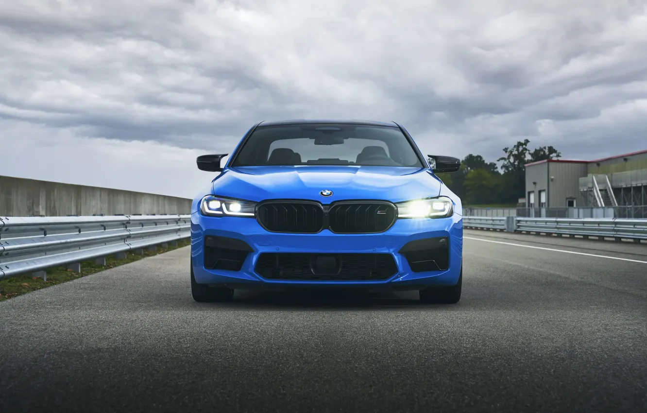 Wallpaper Blue, F90, M5 Competition, Daytime Running Lights images for ...
