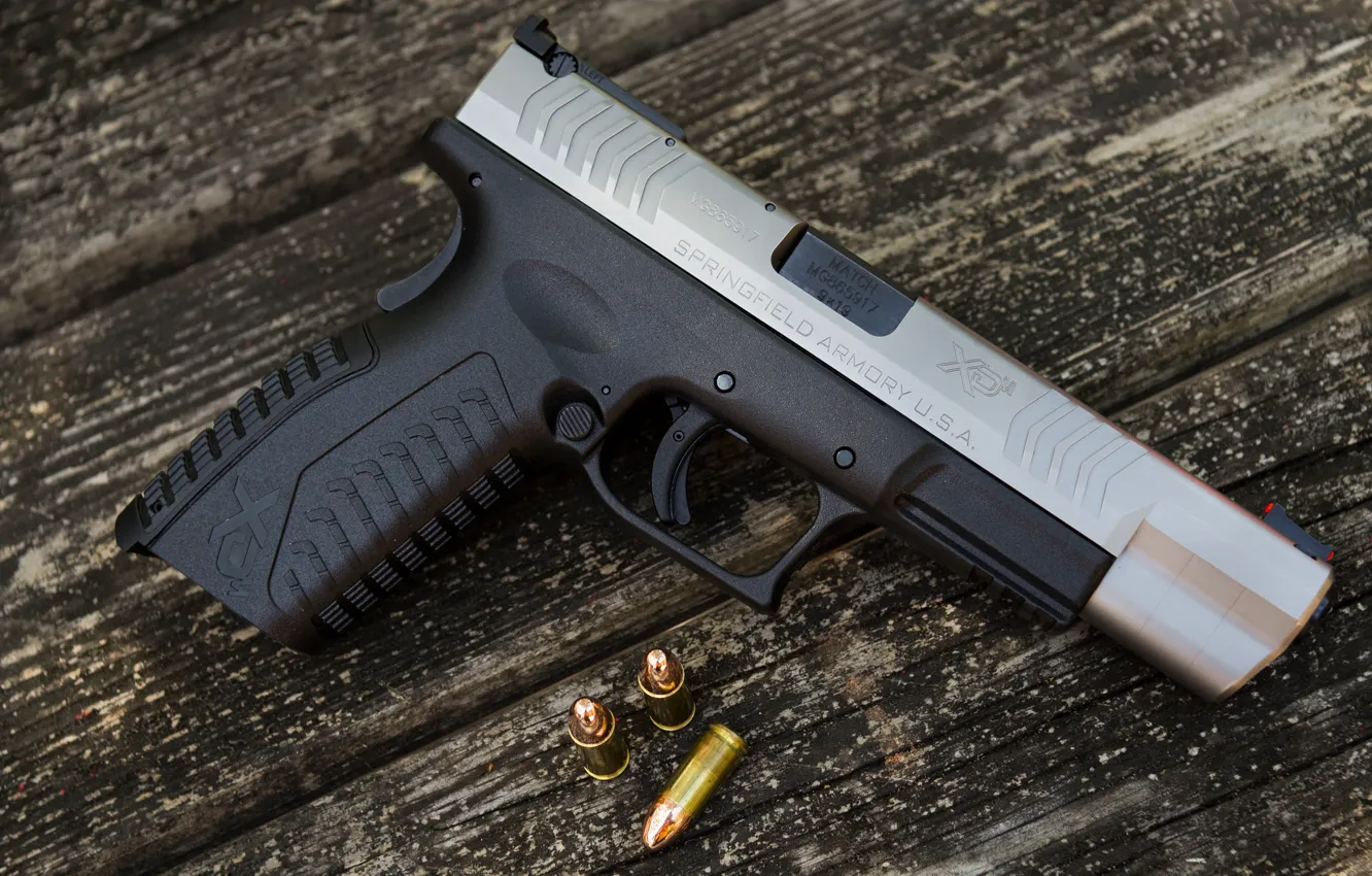 Wallpaper gun, weapons, Springfield, semi-automatic, HDM for mobile and ...