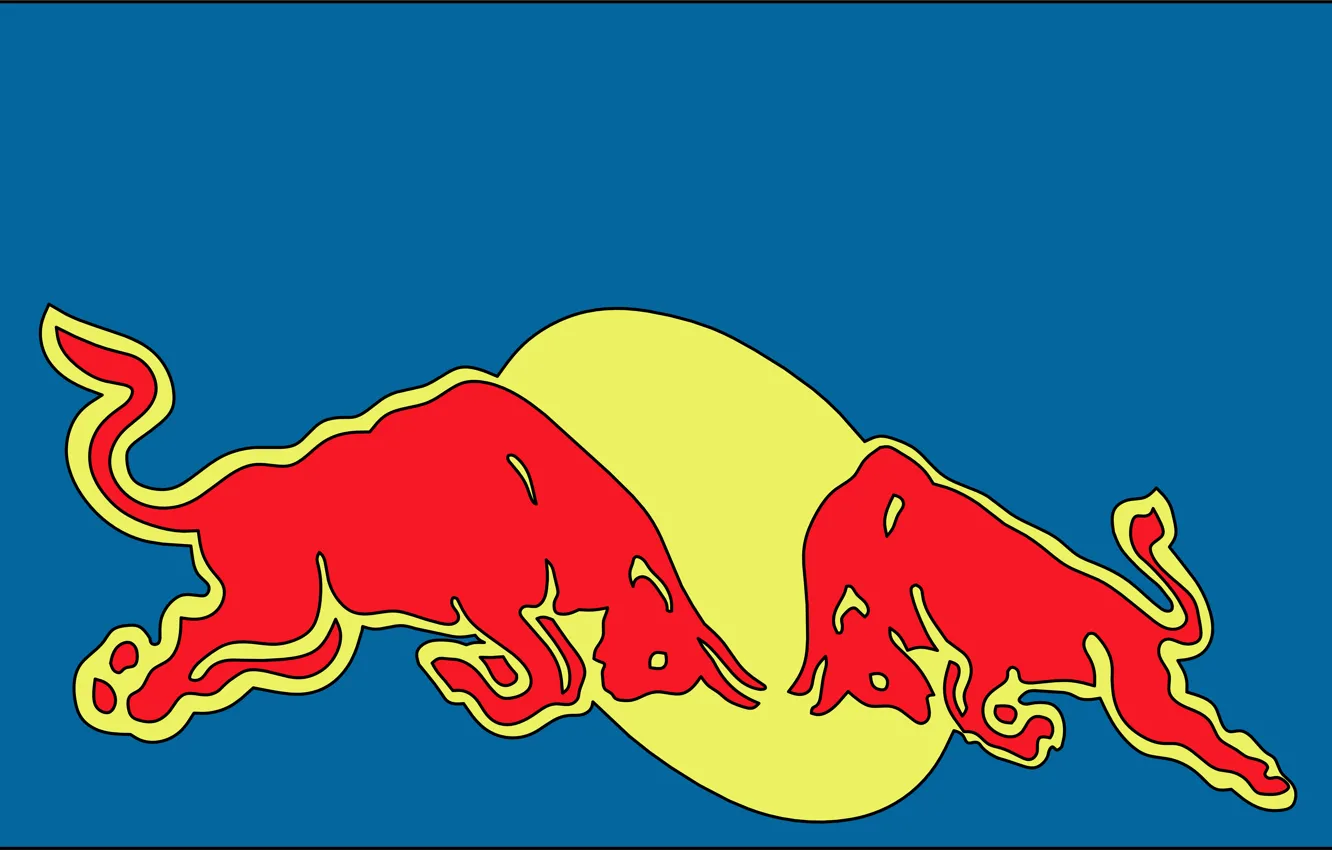 Wallpaper Red Bull, Design, Vector images for desktop, section стиль ...