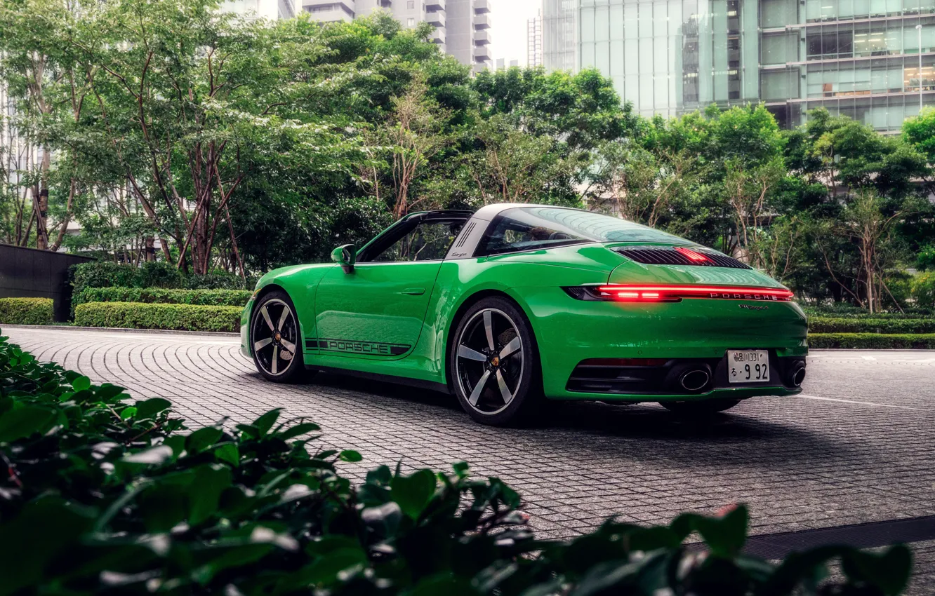 Wallpaper 911, Porsche, Green, Targa images for desktop, section ...