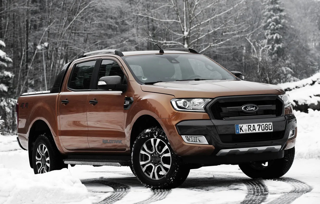 Wallpaper winter, snow, Ford, Ford, pickup, Ranger, Ranger for mobile ...