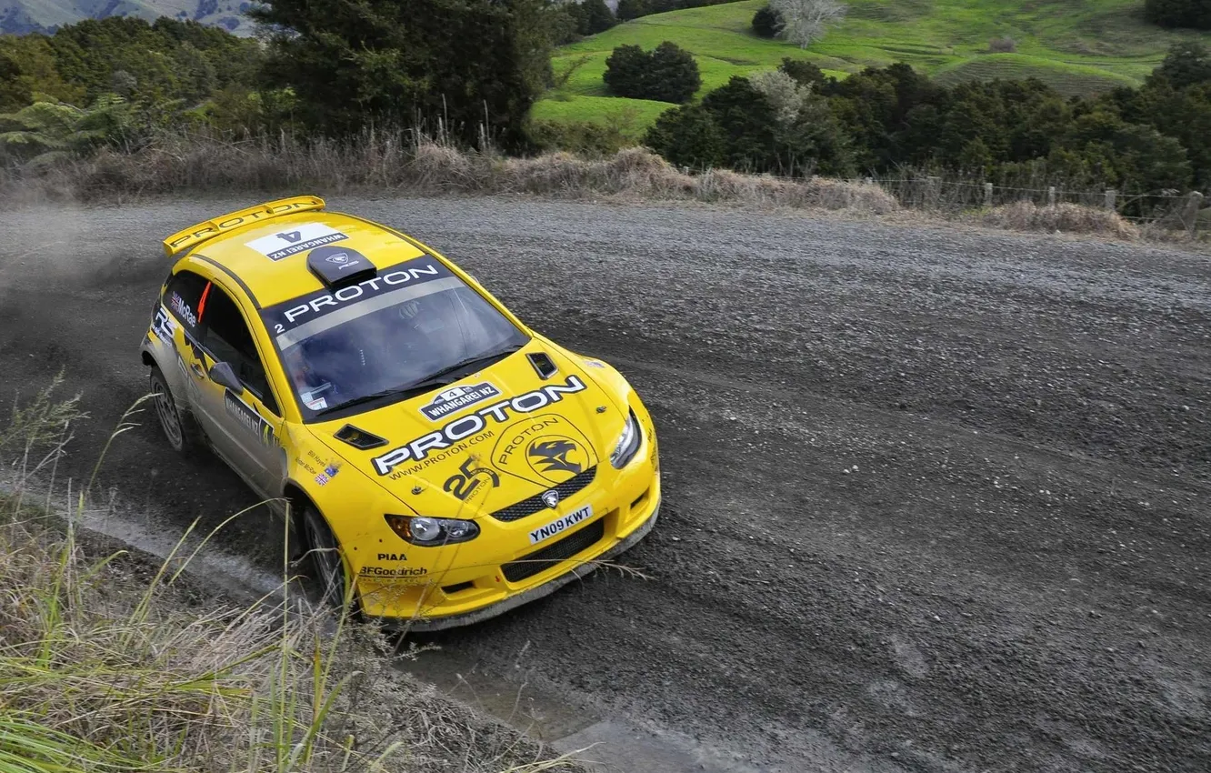 Wallpaper Road, Yellow, Turn, Race, Dirt, Car, Car, Rally for mobile ...