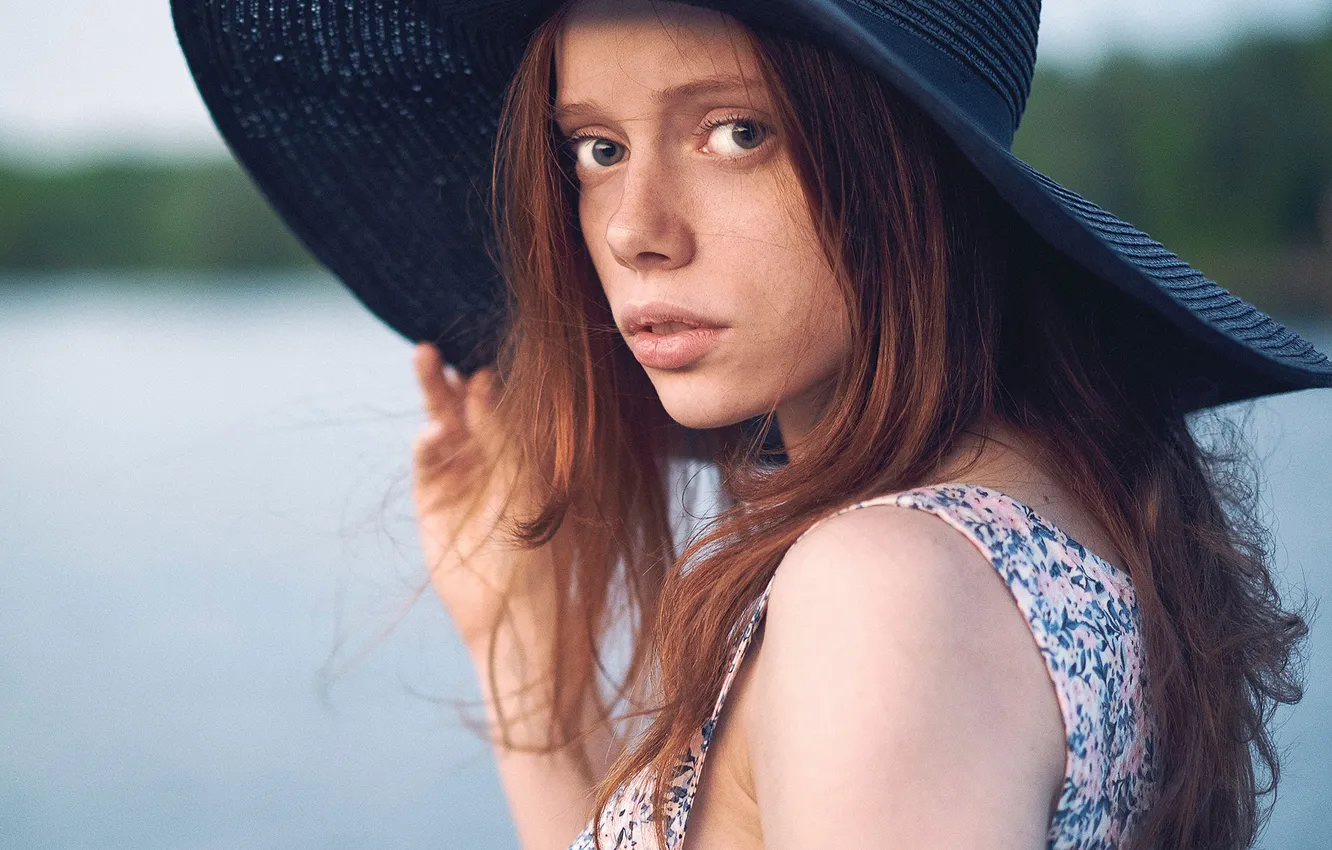 Wallpaper Freckles Hat Kate Bokeh Katyusha Catherine Jasnogorodska