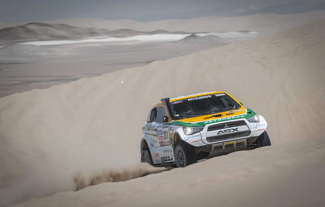 Wallpaper Auto, Desert, Mitsubishi, Jeep, Rally, Dakar, Dakar, Rally ...