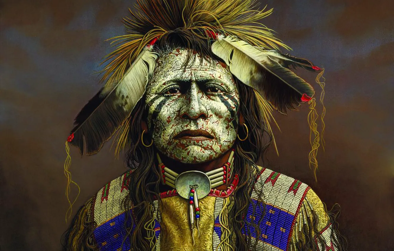 Wallpaper art, Native american art, Mark-Rohrig, Before-the-Sun-Awakens ...