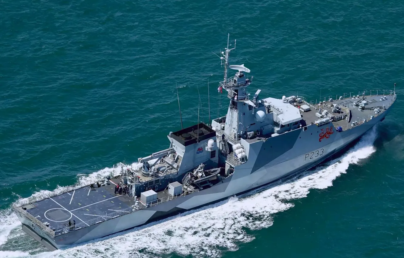 Wallpaper ship, England, patrol, HMS Tamar for mobile and desktop ...