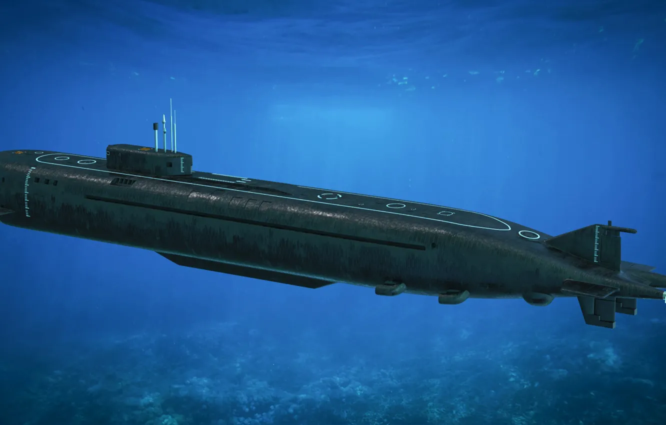 Wallpaper Russia, Submarine project 09852 K-329 Belgorod, Strategic ...
