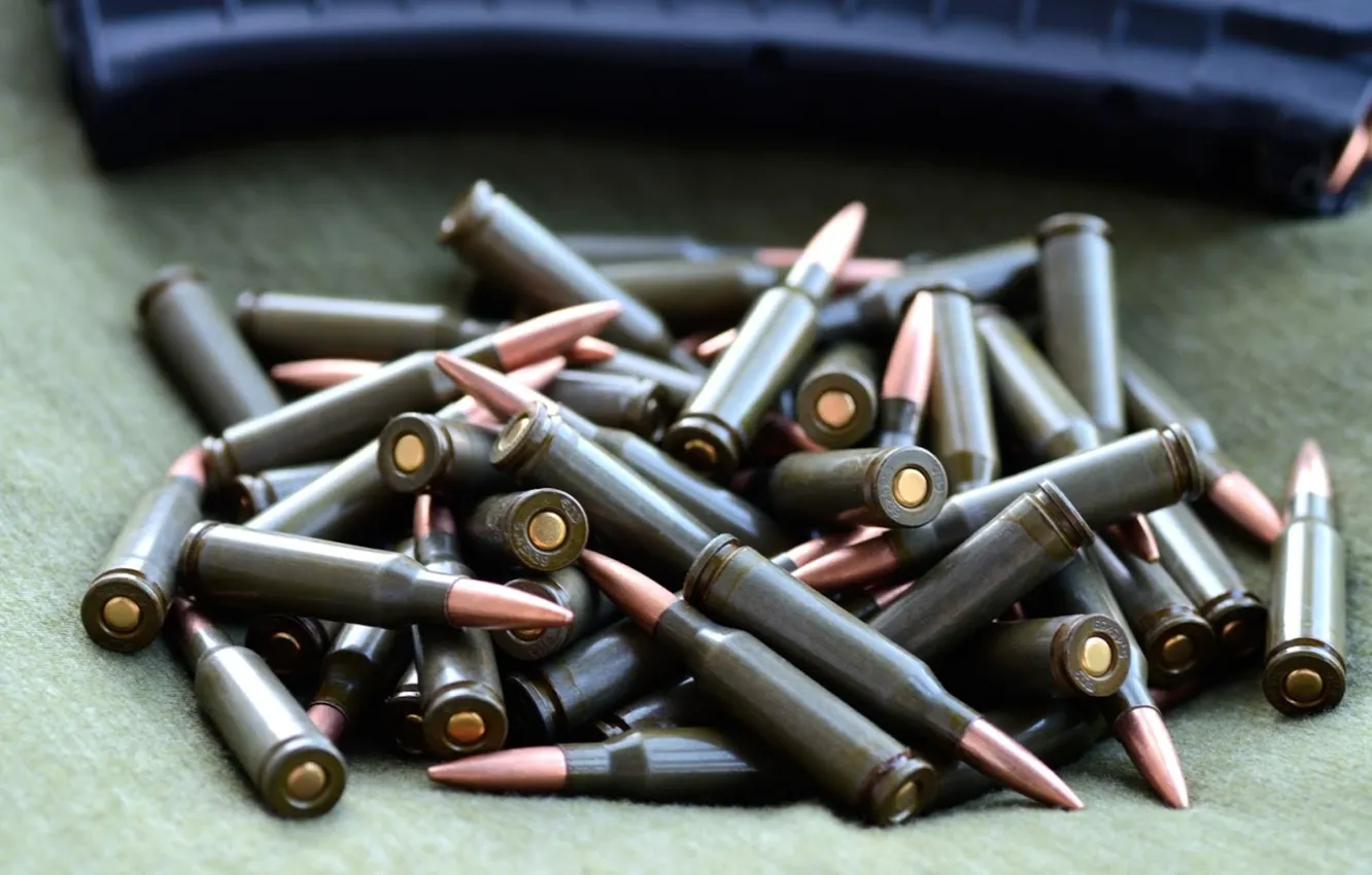 Wallpaper cartridge, caliber, loose, 5.45 mm, intermediate, automatic ...