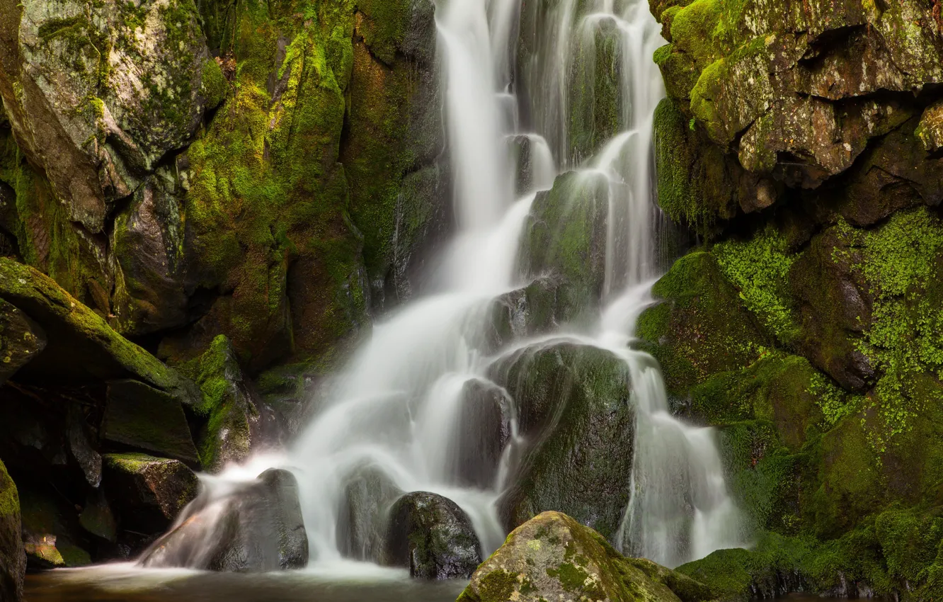Wallpaper water, rocks, waterfall for mobile and desktop, section ...