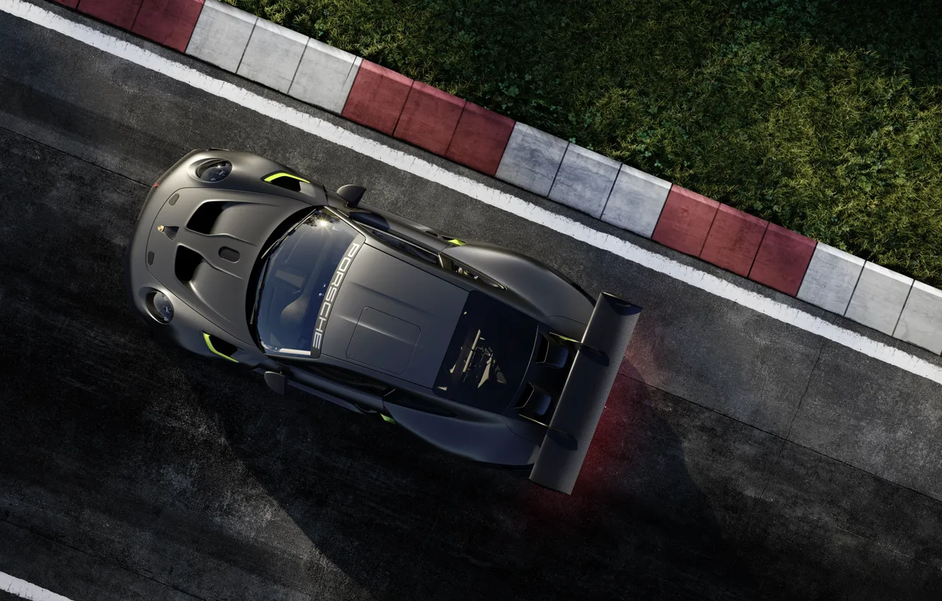 Wallpaper 911, Porsche, top view, Porsche 911 GT2 RS Clubsport 25 for ...