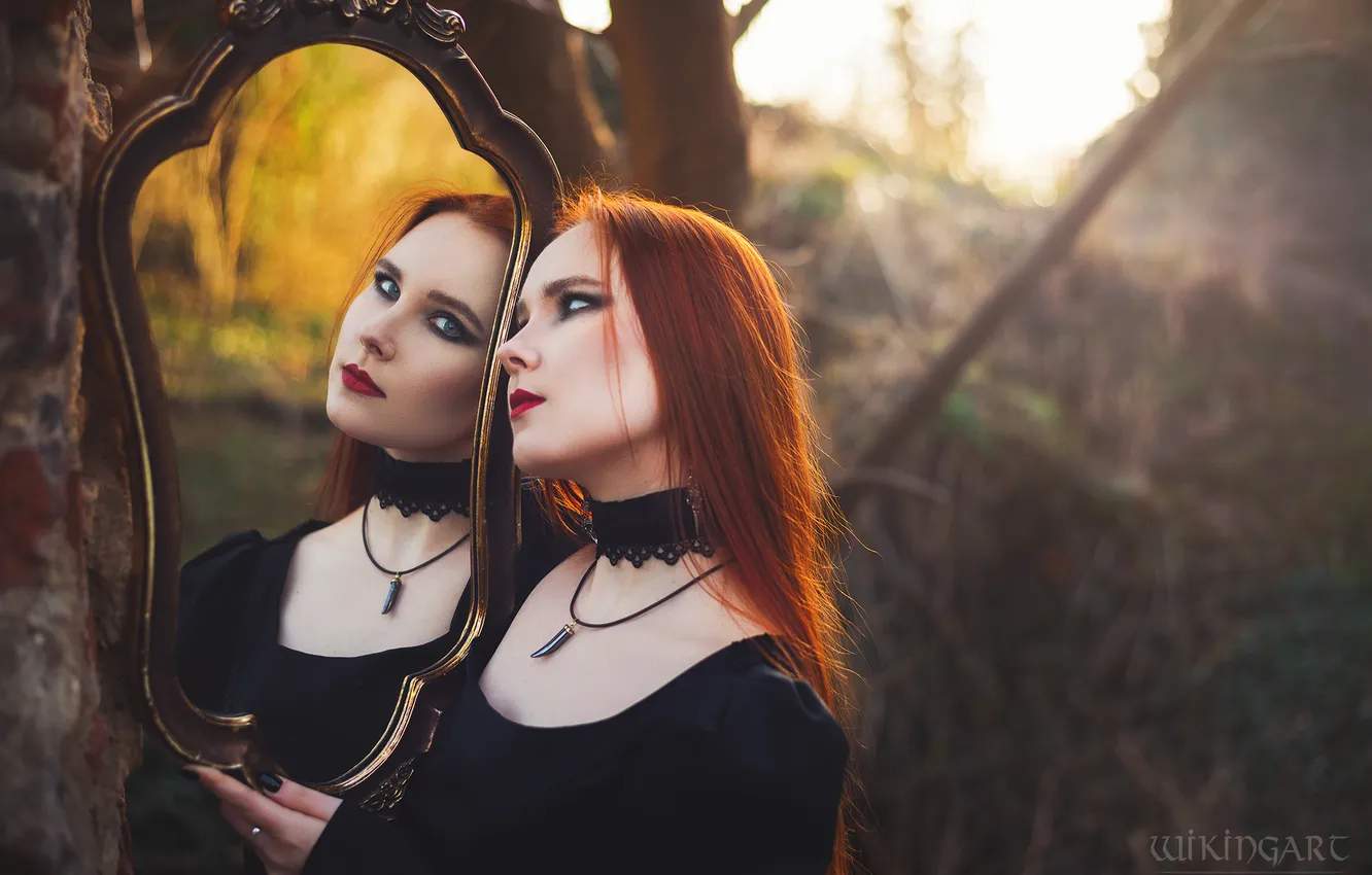 Wallpaper look, girl, light, decoration, nature, pose, style ...