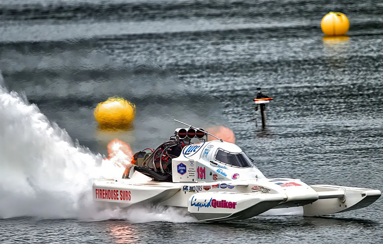 Wallpaper speed, boats, race for mobile and desktop, section спорт ...