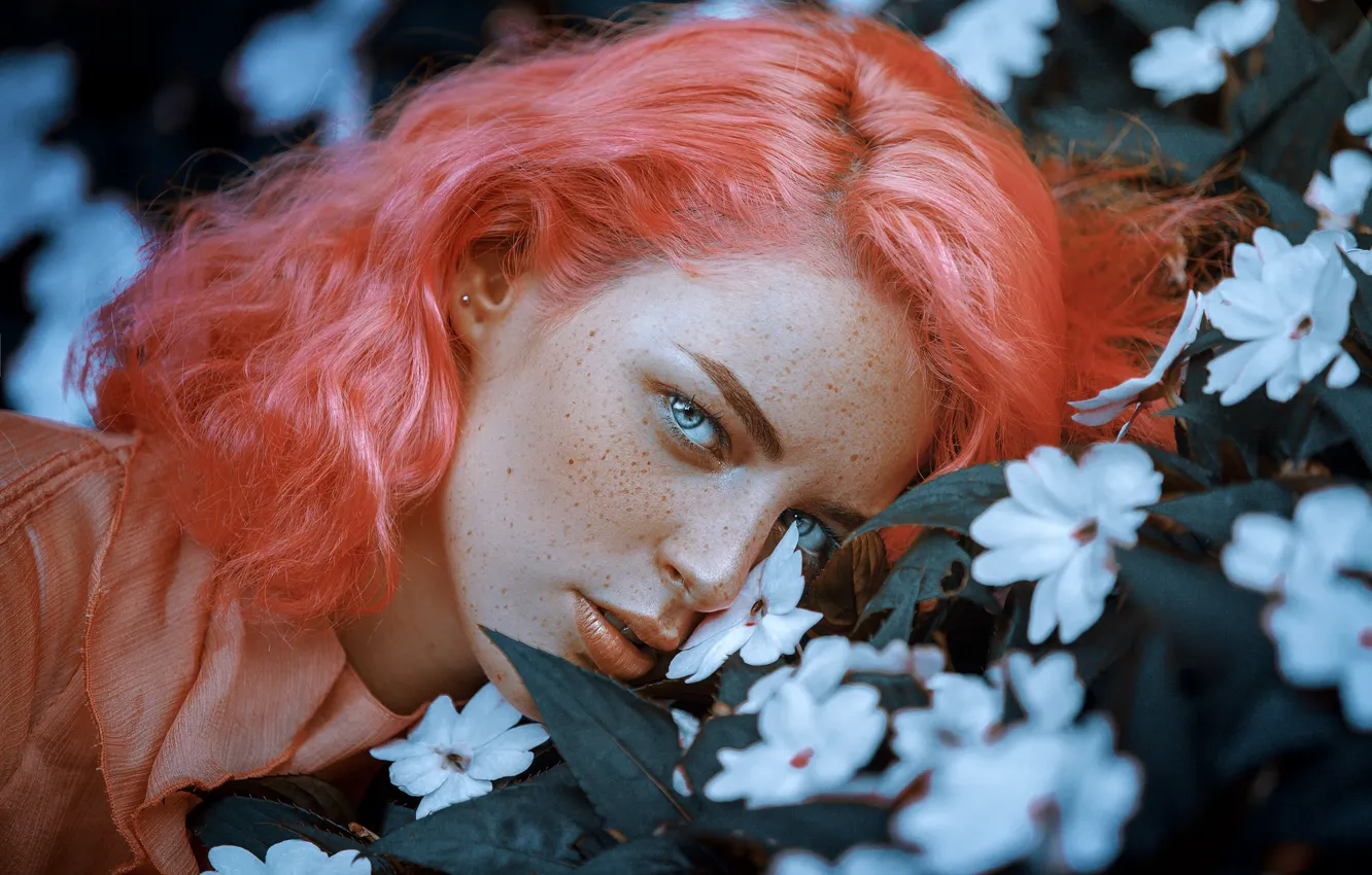 Wallpaper look, face, model, hair, Sara for mobile and desktop, section ...