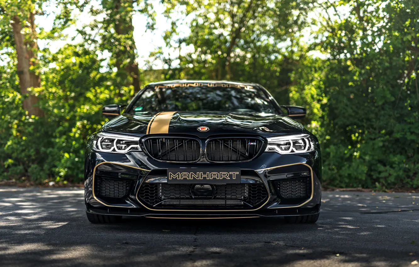 Wallpaper BMW, sedan, front, 2018, Biturbo, BMW M5, Manhart, M5 for ...