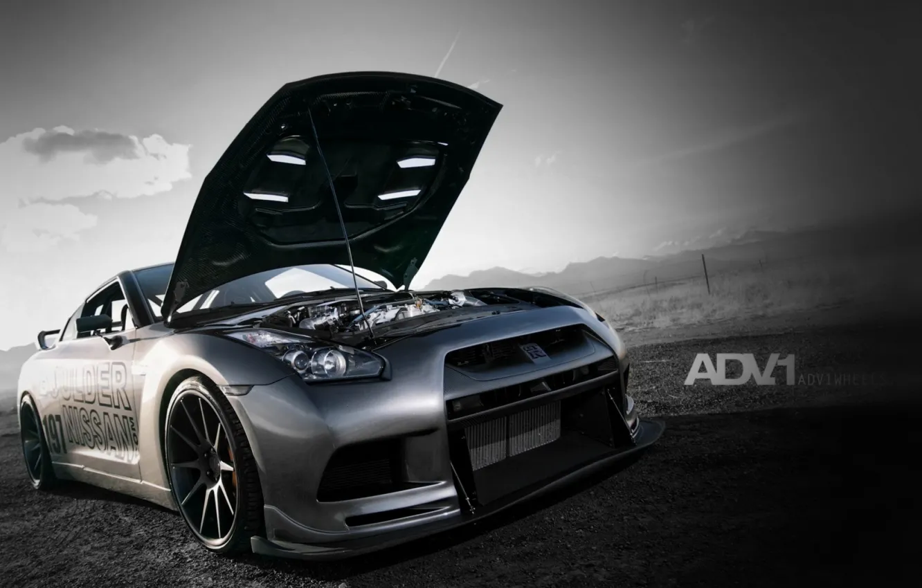 Wallpaper Nissan, GT-R, Grey, Modified Vehicle images for desktop ...