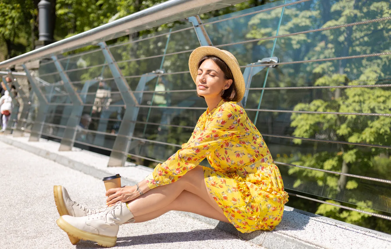 Wallpaper girl, dress, legs, beautiful, model, sweet for mobile and ...