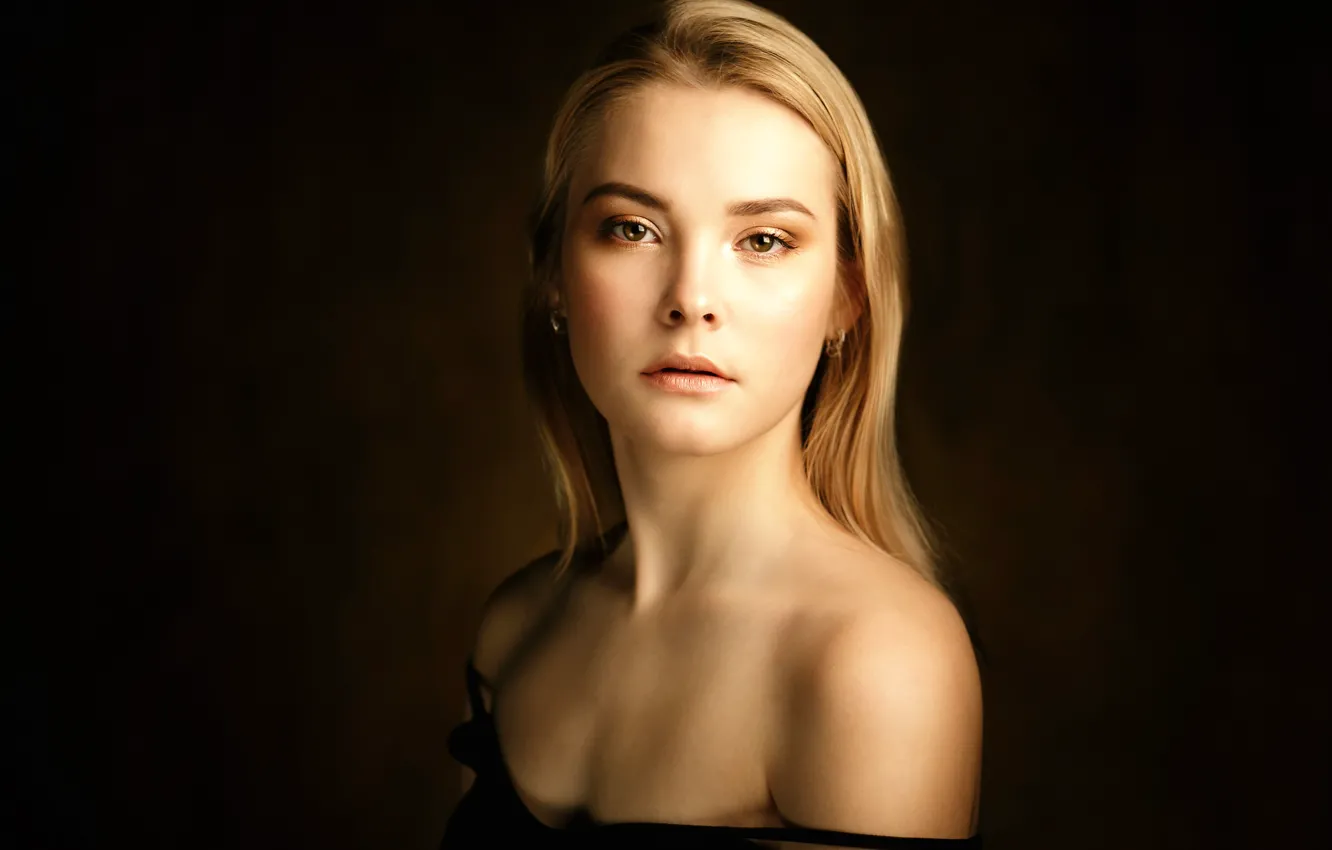 Wallpaper girl, portrait, Anya, retouching for mobile and desktop ...