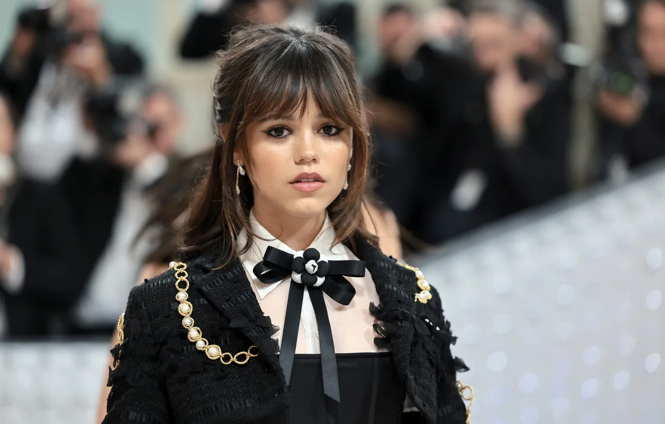 Wallpaper look, pose, people, makeup, actress, Jenna Ortega, Jenna ...