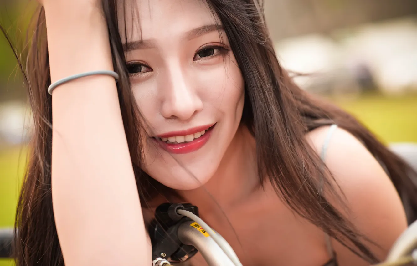 Wallpaper girl, face, smile, sweetheart, hair for mobile and desktop ...
