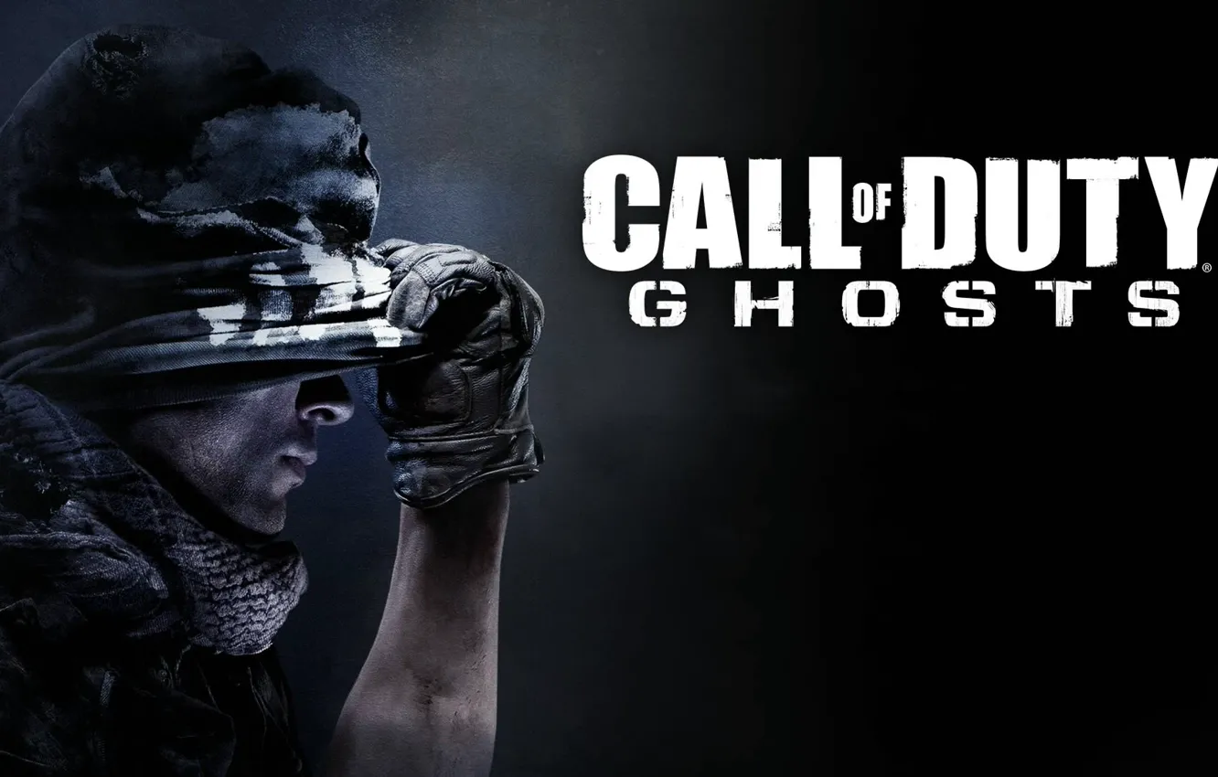Wallpaper logo, Ghost, Call of Duty, logo, Ghosts for mobile and ...