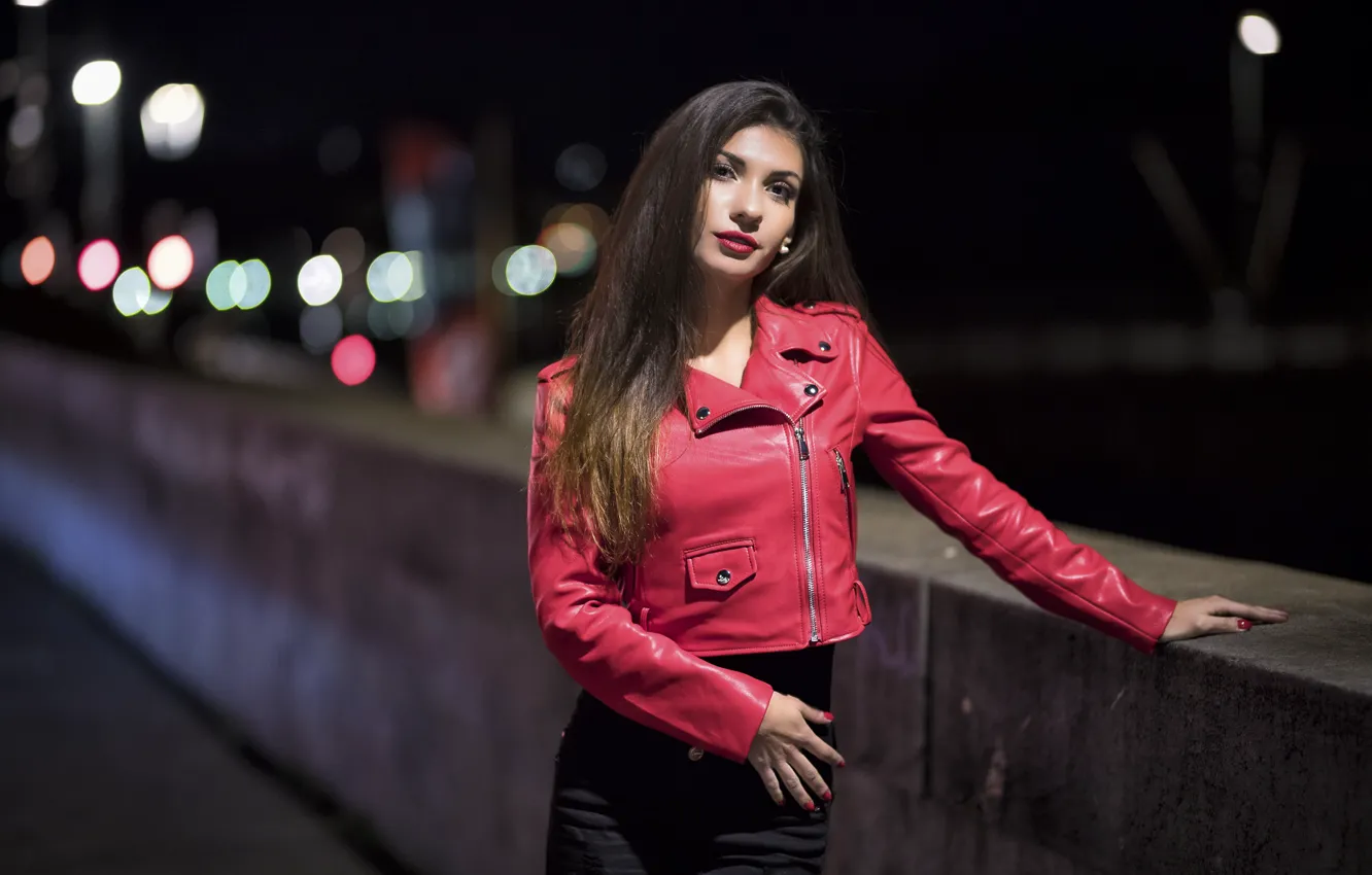 Wallpaper night, face, style, sweetheart, model, hair, walk, Daniela ...