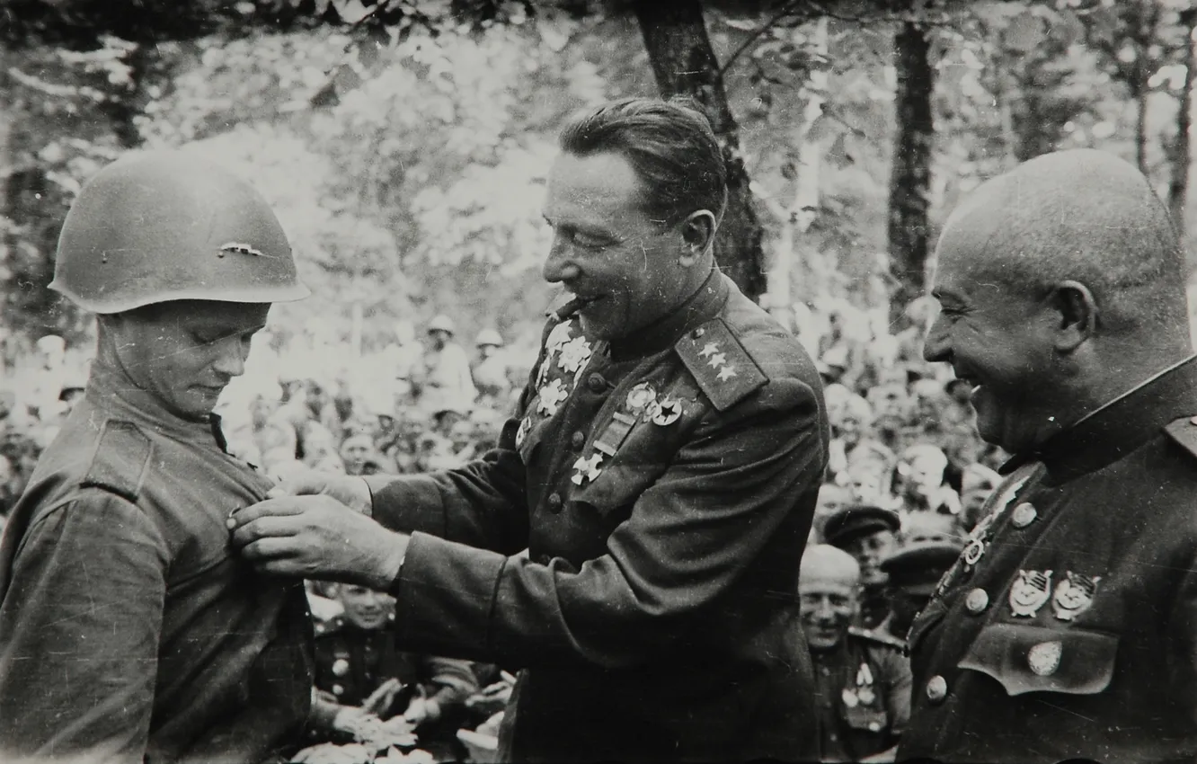 Wallpaper The Great Patriotic War, Colonel-General Mikhail Yefimovich ...