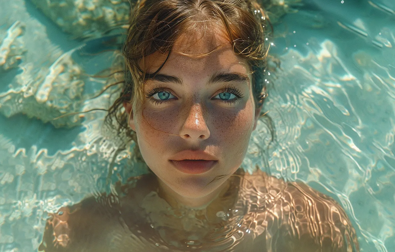 Wallpaper water, girl, the ocean, portrait for mobile and desktop ...
