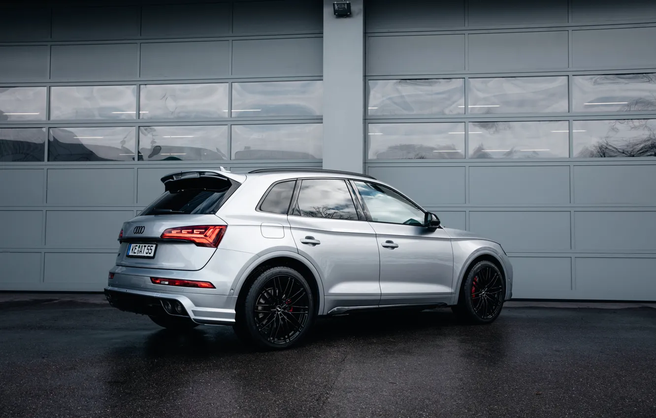 Wallpaper Audi, ABBOT, Silver, Rear, audi SQ5, SQ5, 2021, Audi SQ5 TDI ...