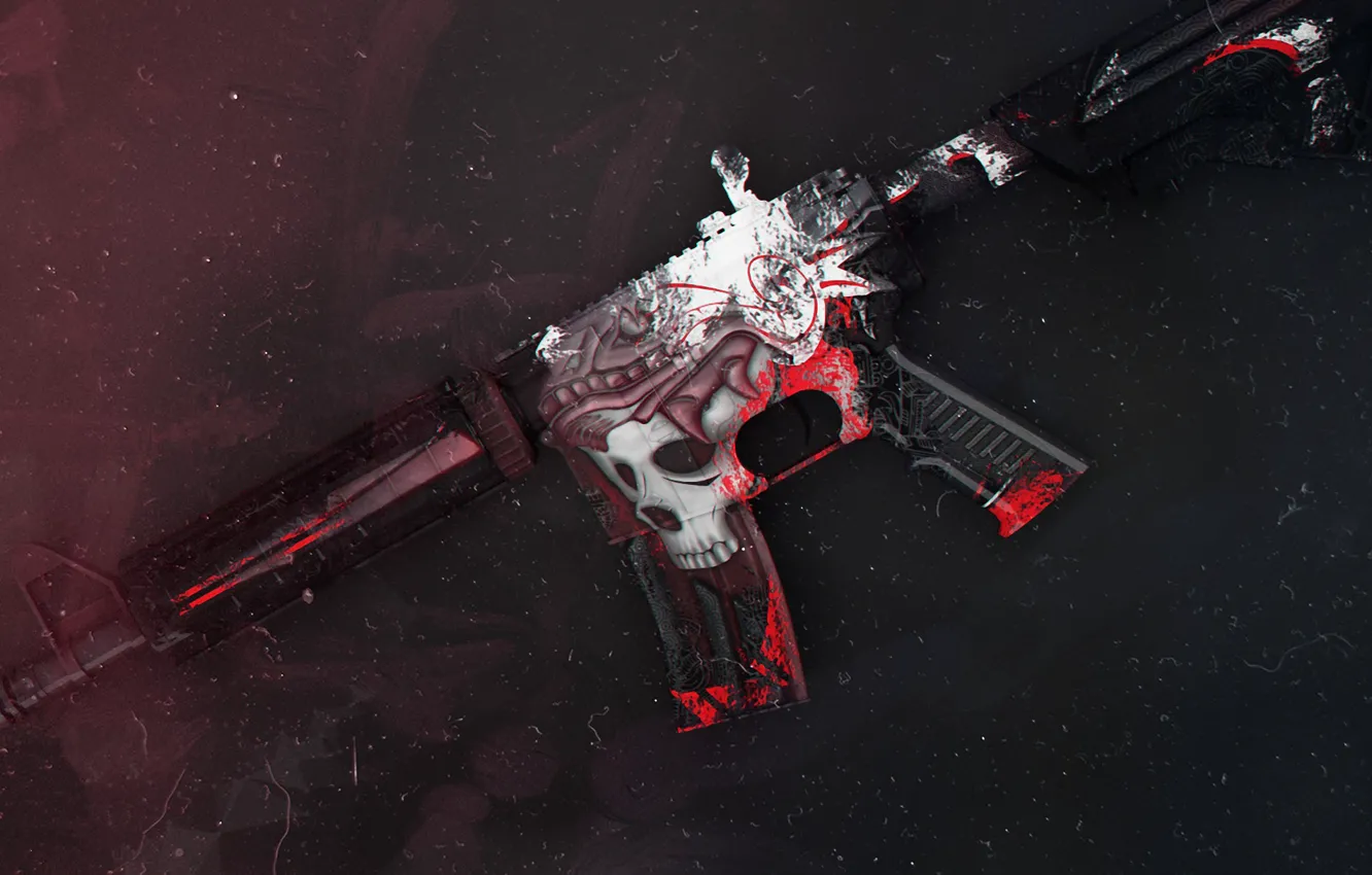 Wallpaper circles, skull, dust, helmet, scratches, bokeh, paint ...