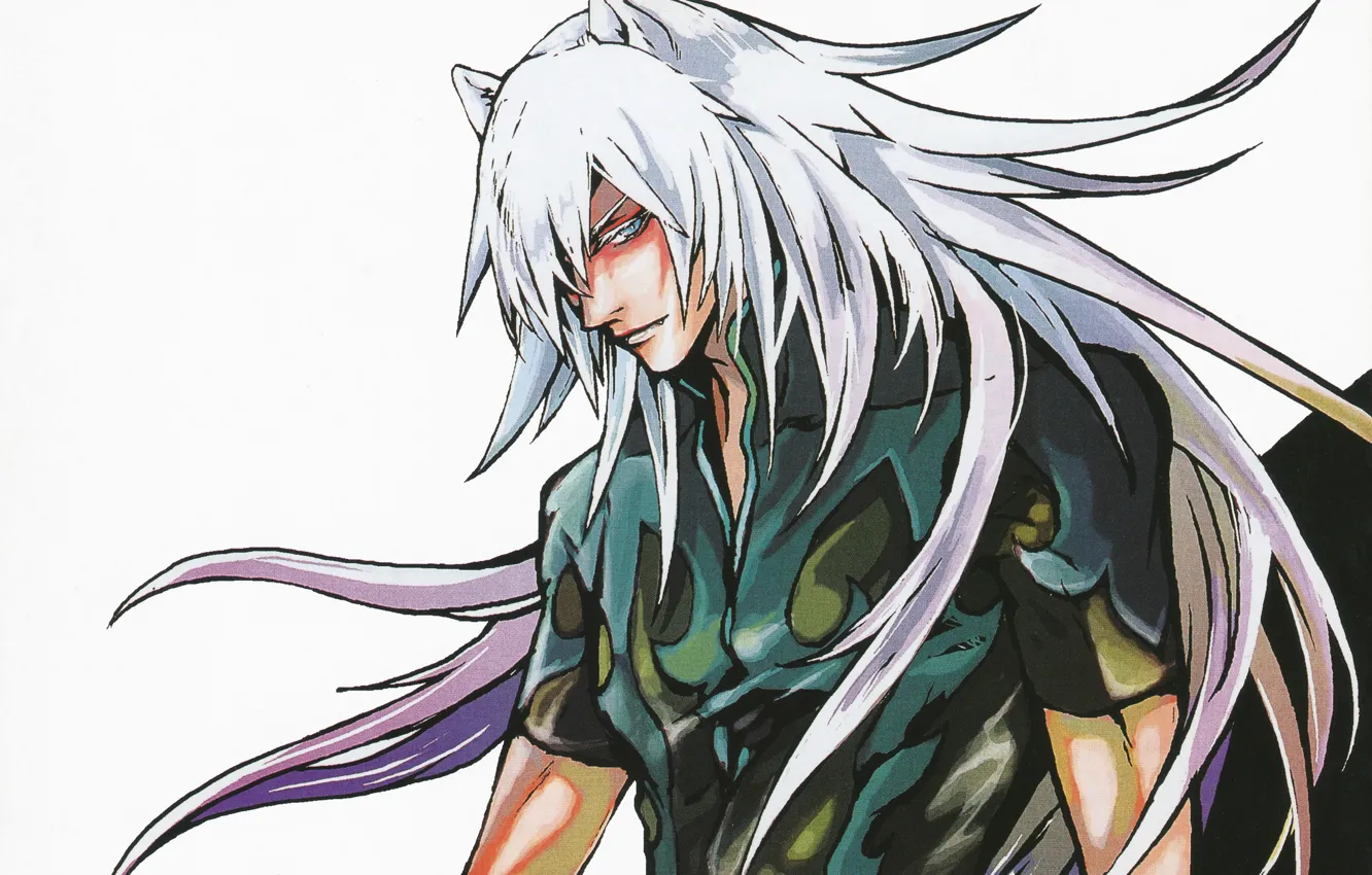 Wallpaper the demon, white background, ears, visual novel, Rai, Lamento ...