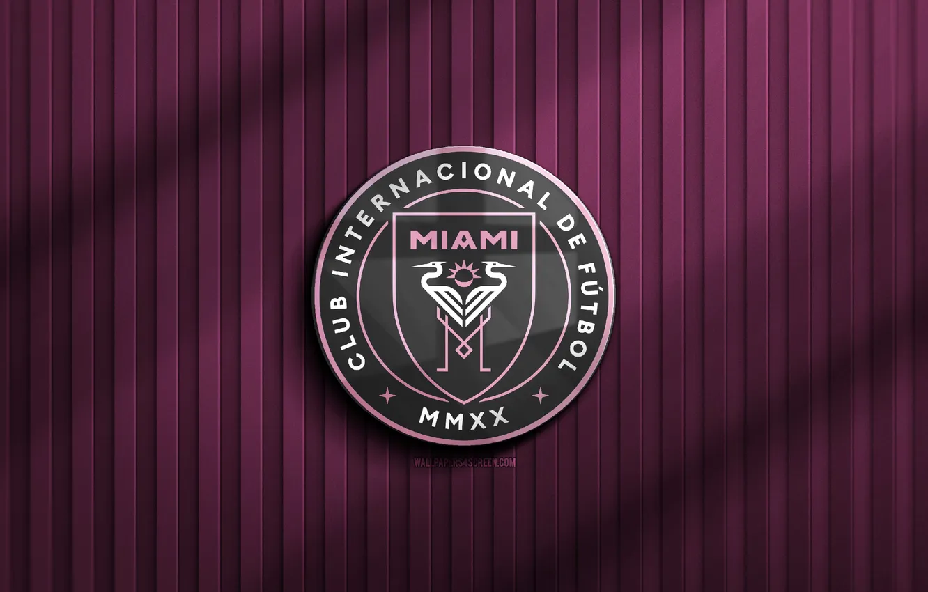 Wallpaper Logo, Soccer, Emblem, MLS, Badge, Inter Miami, Crest, Inter ...