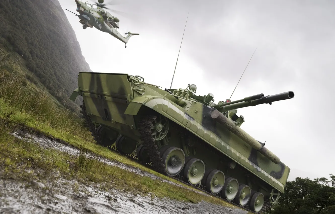 Wallpaper forest, mountains, hills, Army, flight, Russia, forest ...