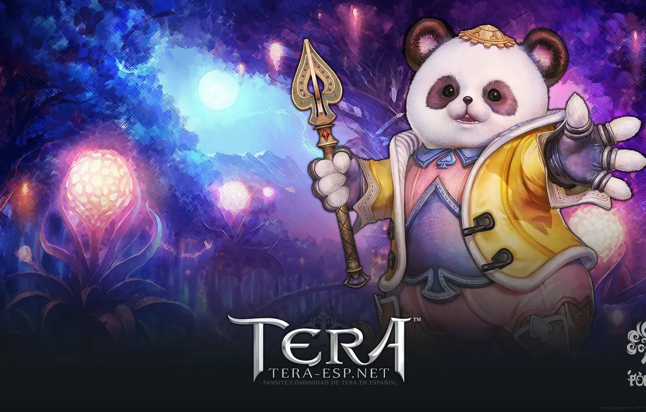 Wallpaper flowers, bear, tera for mobile and desktop, section игры ...