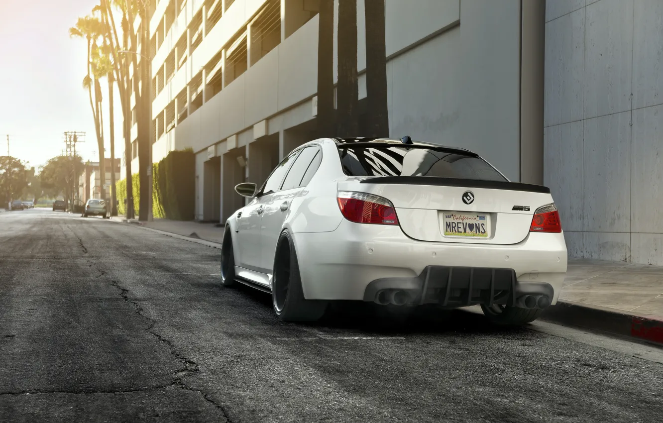 Wallpaper BMW, Rear view, E60, M5 for mobile and desktop, section bmw ...
