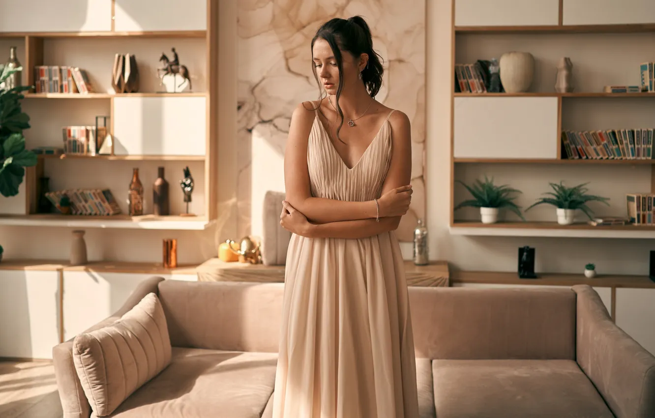 Wallpaper dress, Disha Shemetova, Vladimir Stefanovic, DISHA Shemetova ...