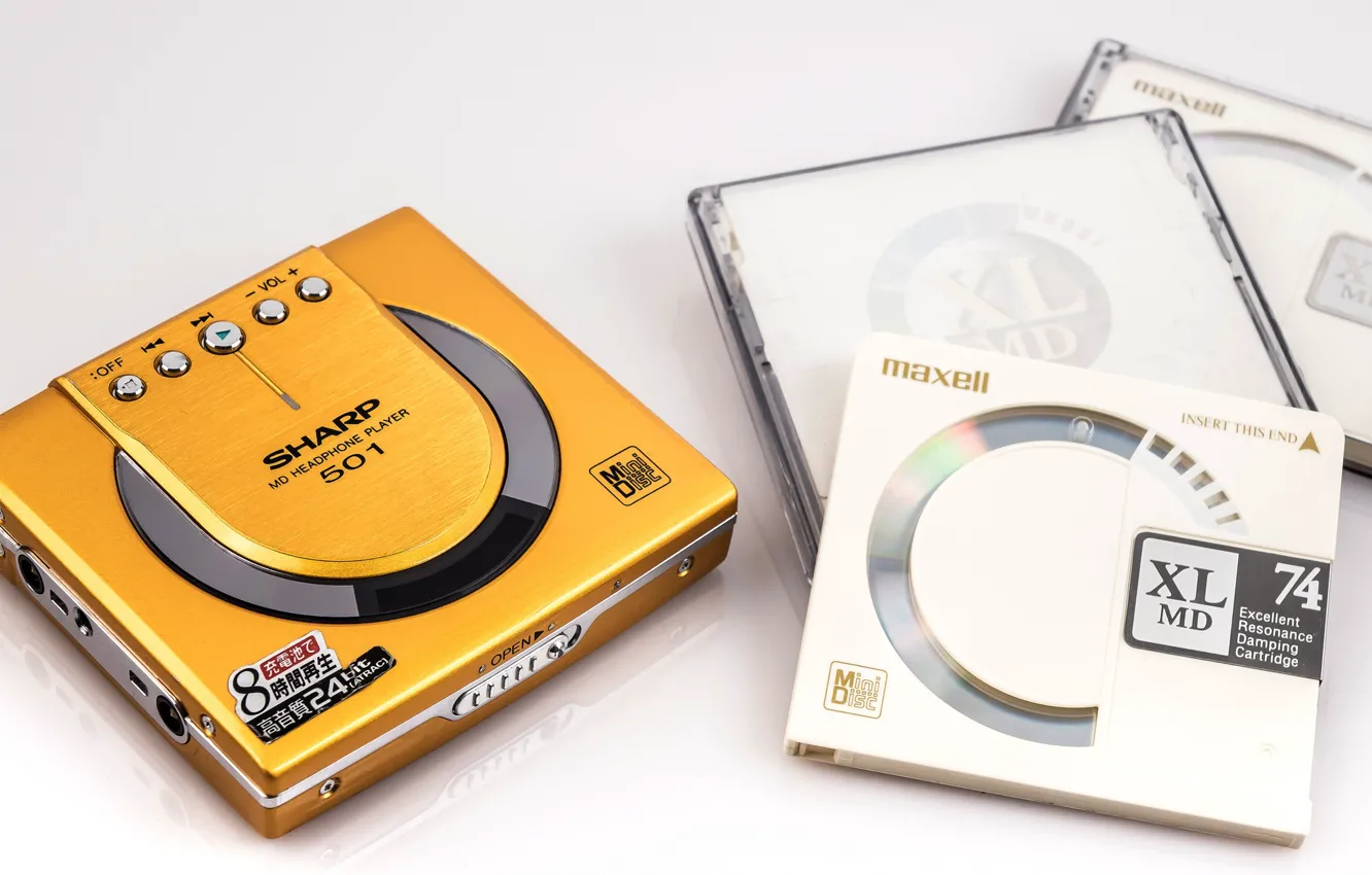 Wallpaper Sharp, CDs, MiniDisc, MD ST-501 images for desktop, section ...