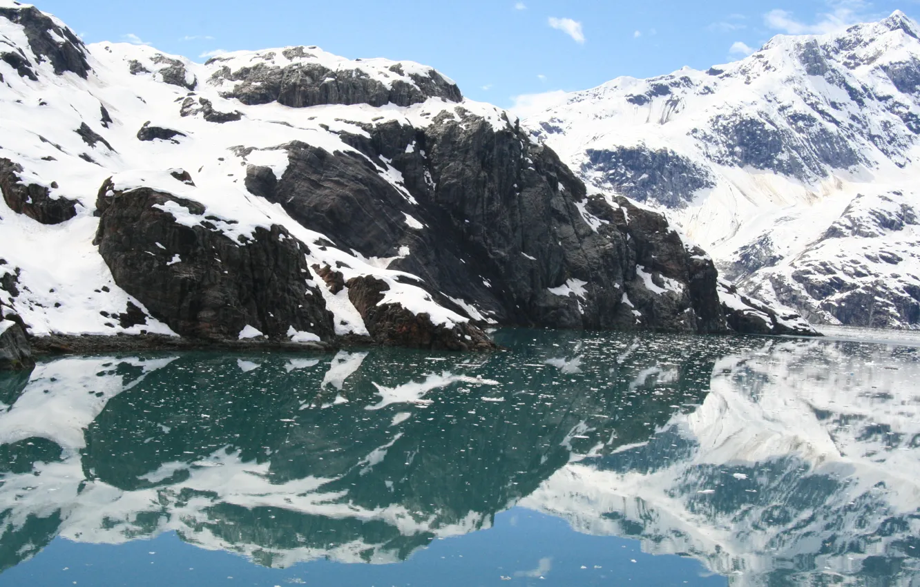 Wallpaper ice, Alaska, bay, Glacier for mobile and desktop, section ...