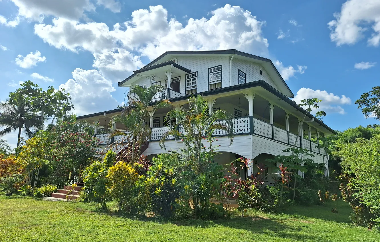 Wallpaper Nature in Suriname, Plantation houses Suriname, Suriname ...