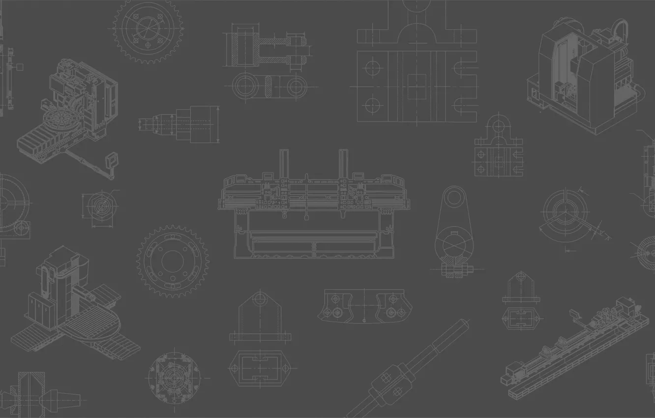 Wallpaper background, texture, gear, drawings, machines, equipment ...