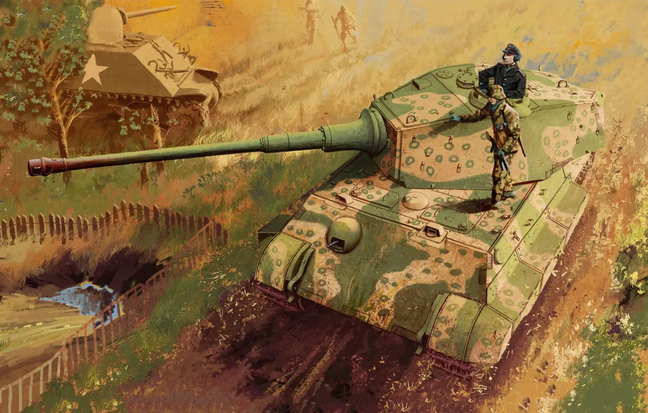 Wallpaper Germany, Tiger II, Royal tiger, Tiger II, King Tiger, German ...
