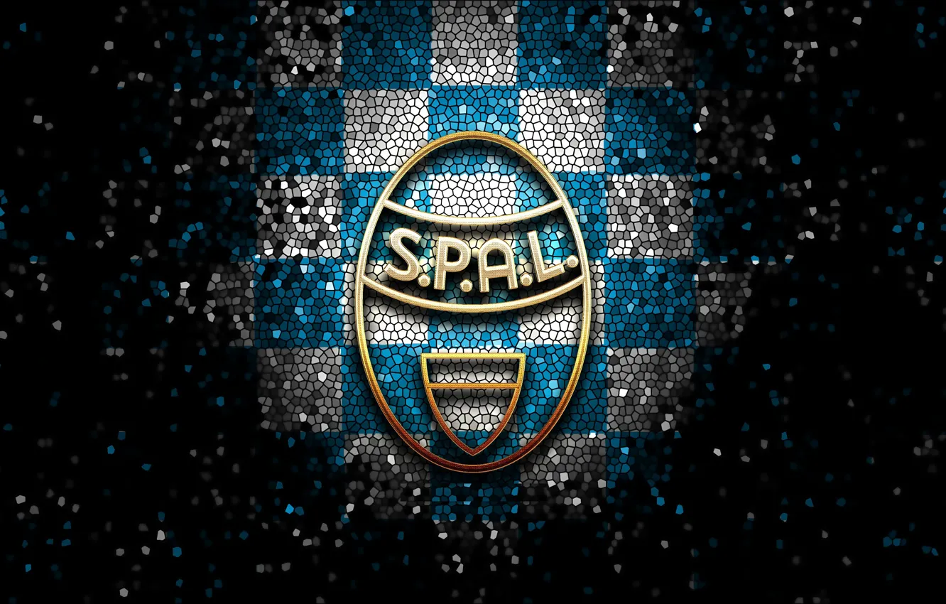 Wallpaper wallpaper, sport, logo, football, glitter, checkered, SPAL ...