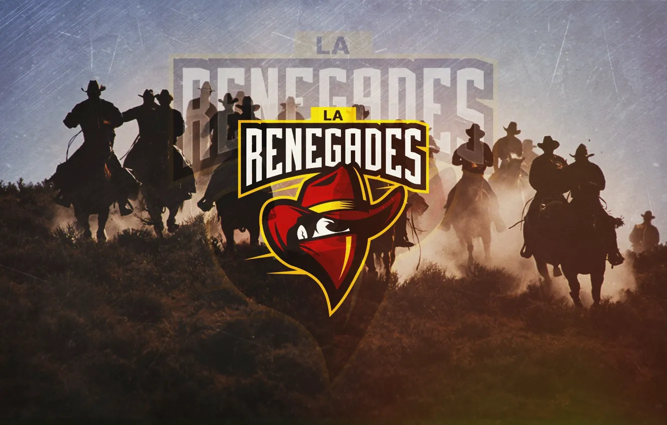 Wallpaper logo, cowboys, csgo, cs go, riders, renegades for mobile and ...