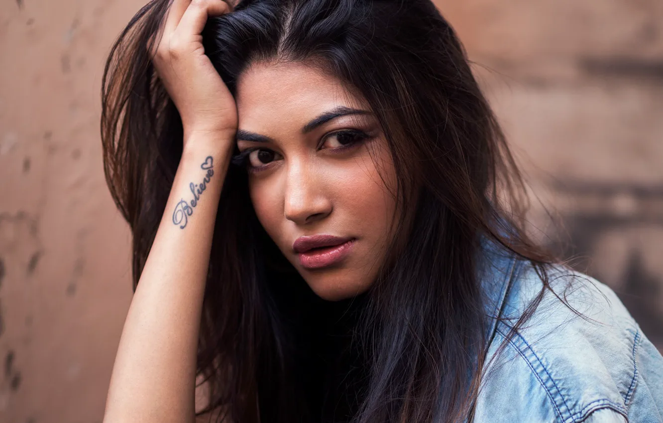 Wallpaper girl, hot, sexy, eyes, smile, beautiful, figure, model for mobile and desktop, section ...