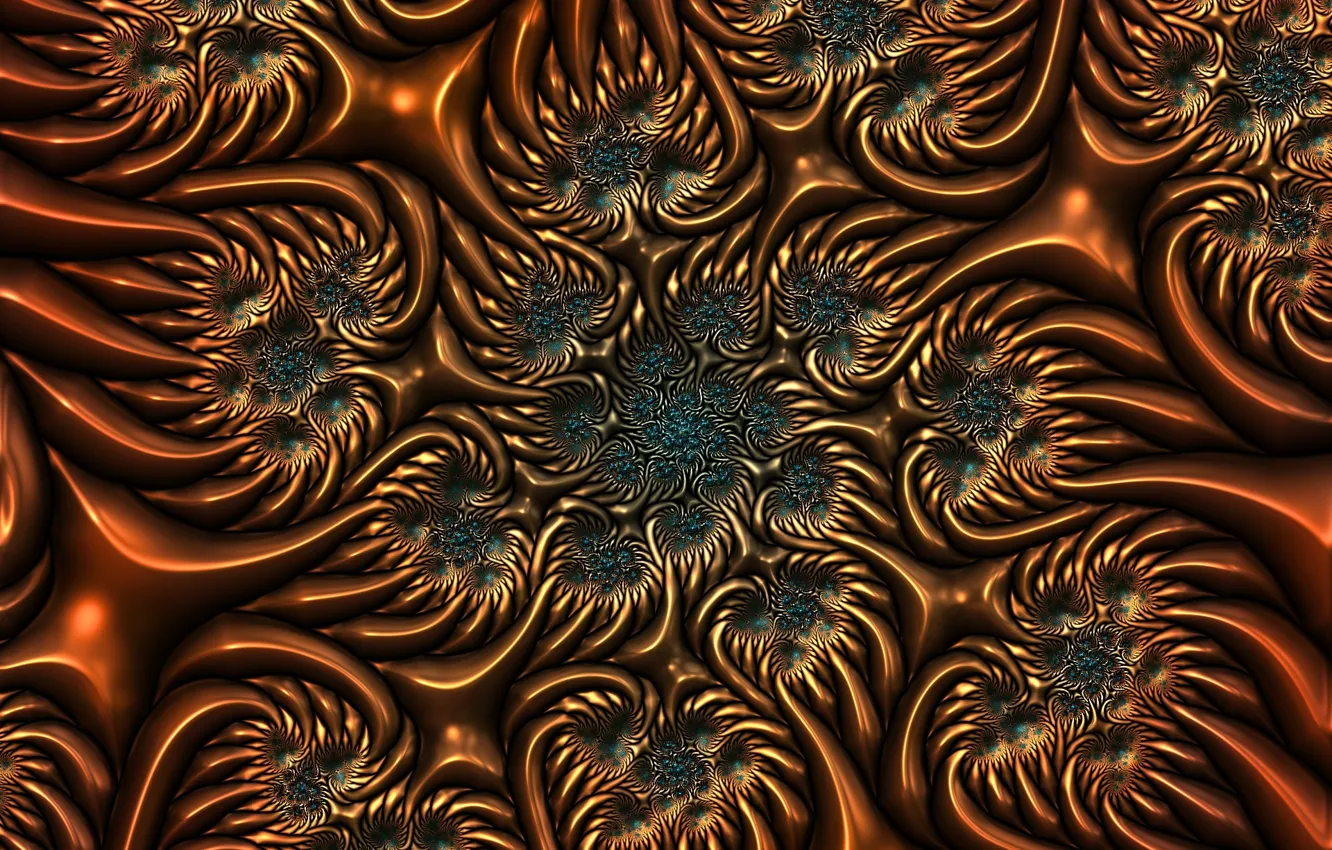 Wallpaper abstraction, pattern, fractals, fractal, geometry, ornament ...