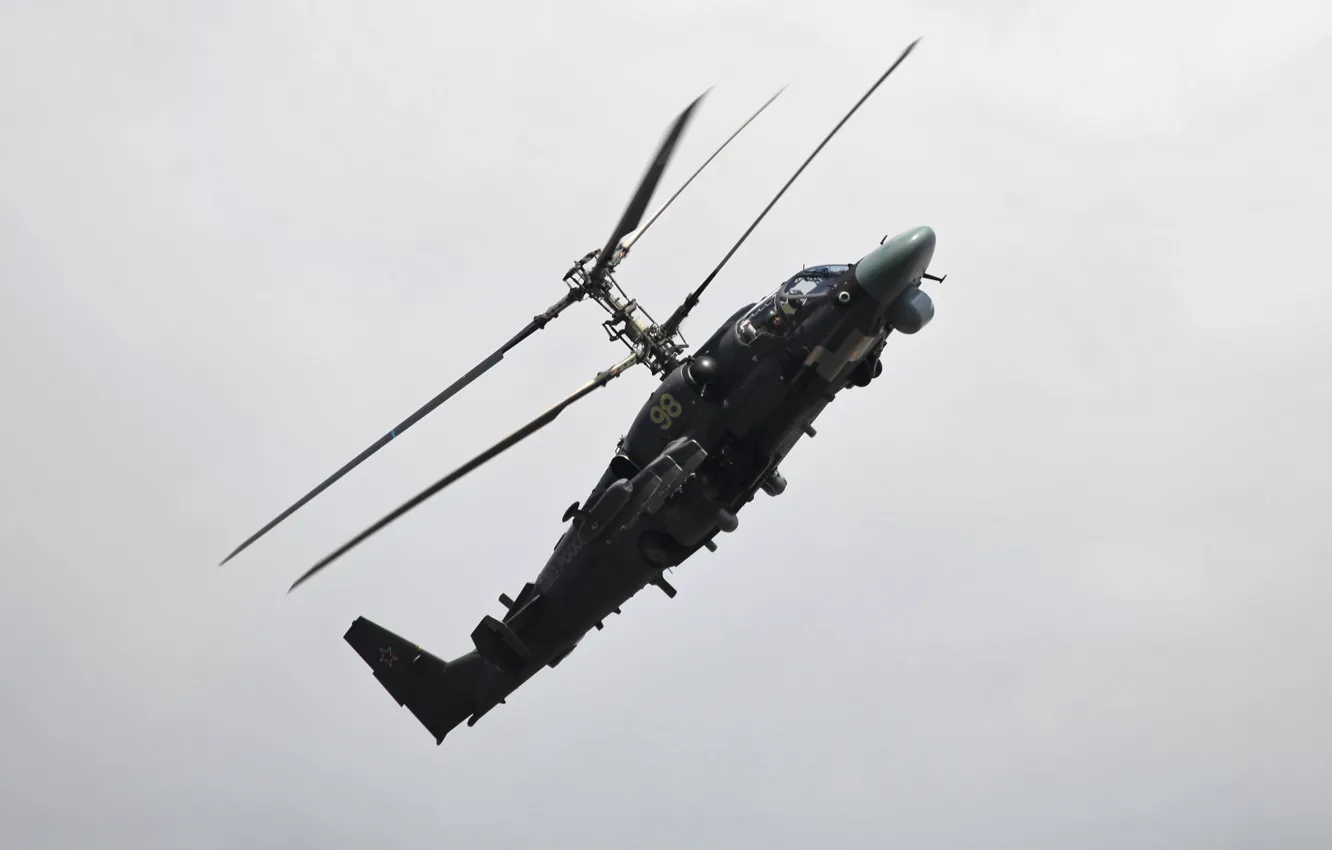 Wallpaper helicopter, Alligator, ka-52, the Russian air force, Hokum B ...