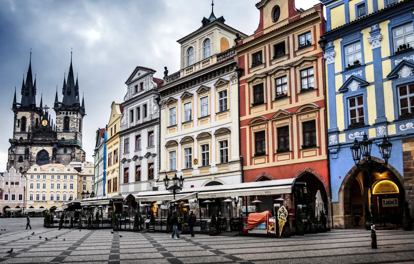 Wallpaper Praga, zdaniya, chekhiya, ulitsa for mobile and desktop ...